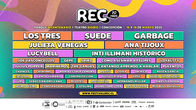 El esperado lineup REC 2025 en su décimo aniversario